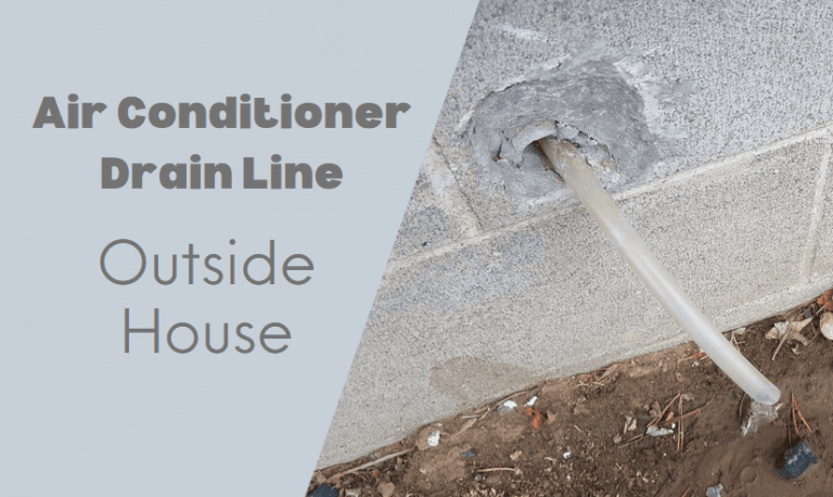 Air Conditioner Drain Line Outside House Leaking Water: Is It a Problem ...